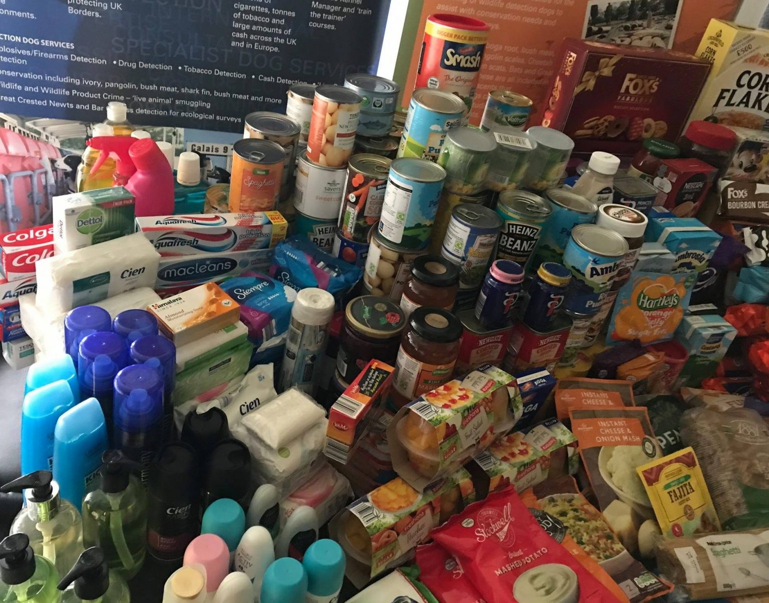 Flintshire Food Bank Collection - Wagtail UK