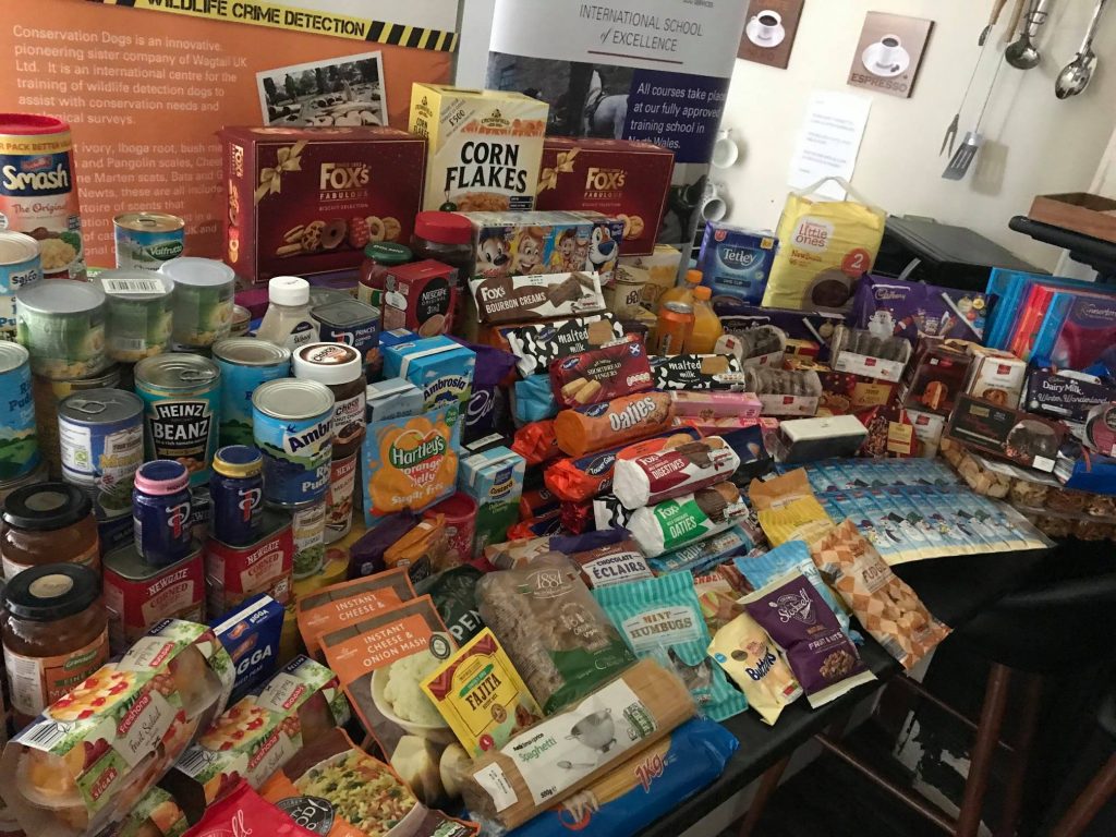 Flintshire Food Bank Collection - Wagtail UK