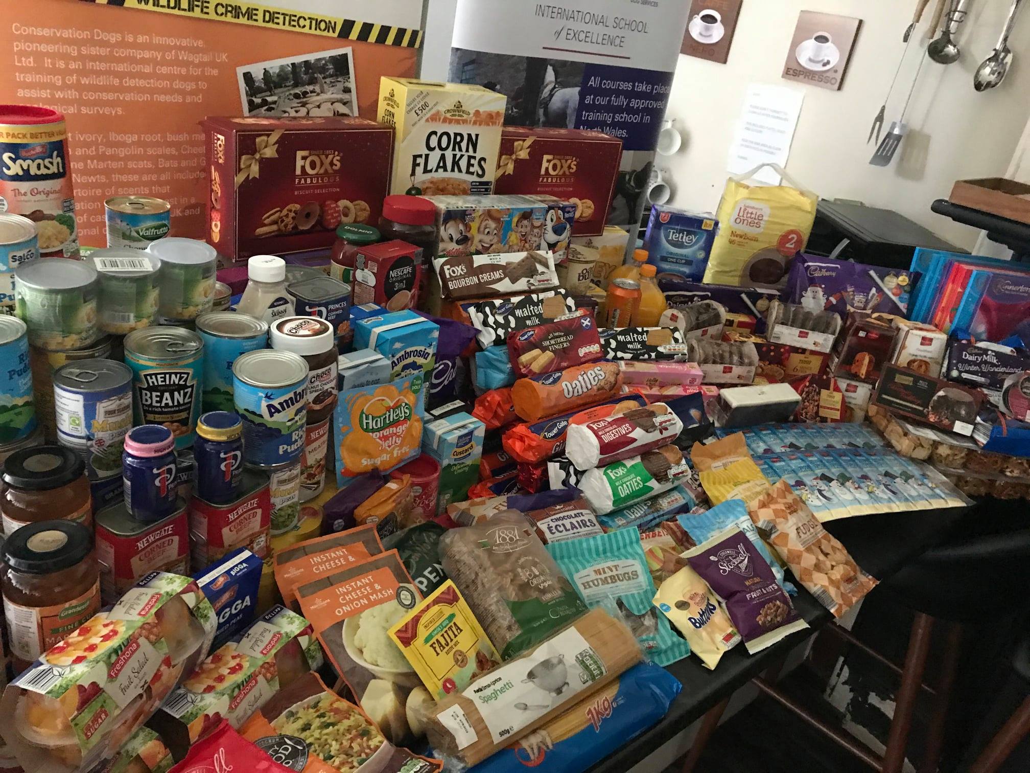Flintshire Food Bank Collection - Wagtail UK
